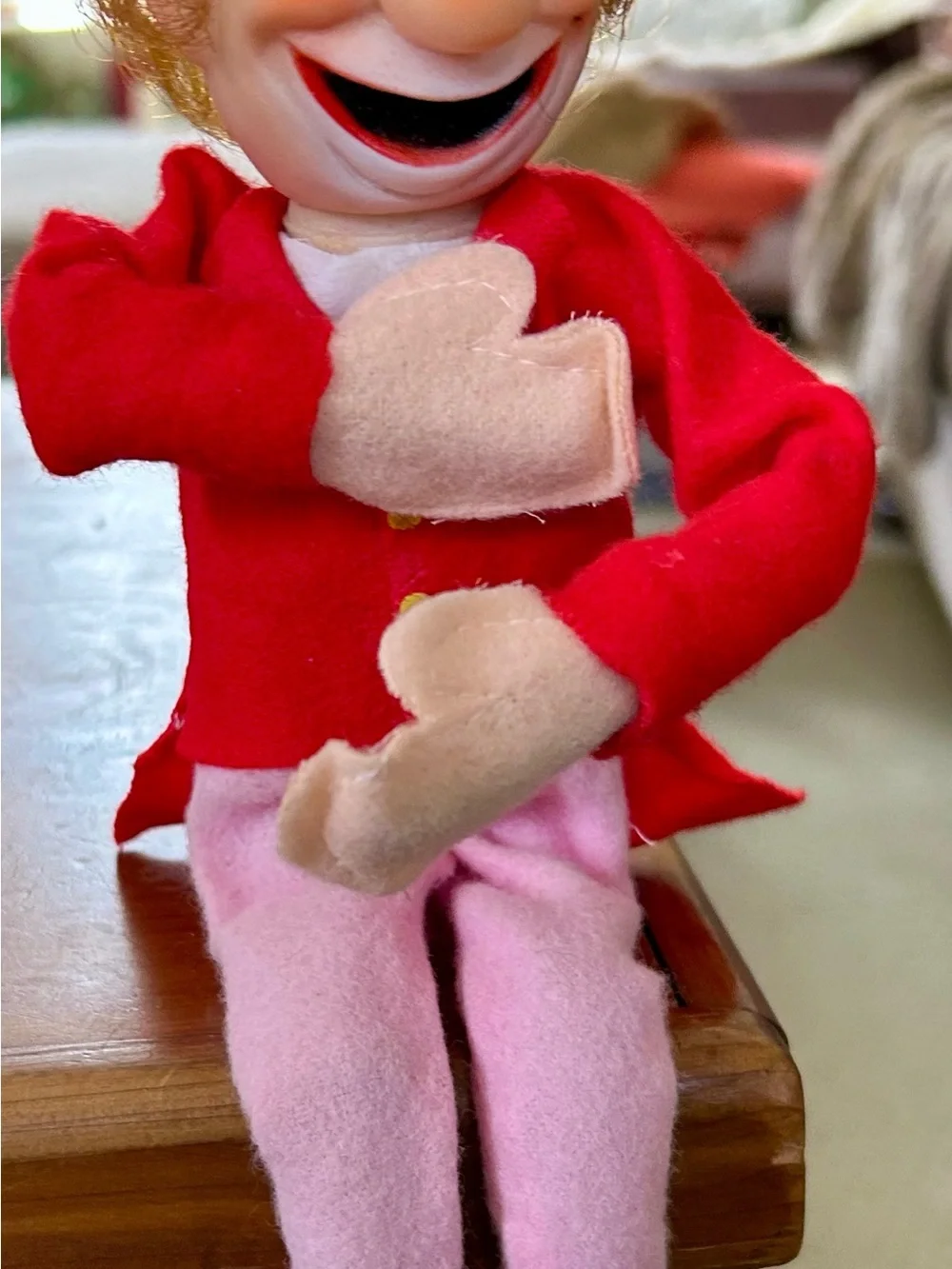 Japan | Toys | 95s1960s Bendable Laughing Clown In Red And Pink Suit ...